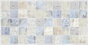 3D obkladový omyvatelný panel PVC Modrý mramor (964x484 mm)