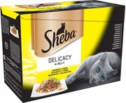 Sheba Kapsičky pro kočky drůbeží výběr v želé 12 x 85 g