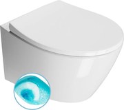 GSI GSI, MODO závěsná WC mísa, Swirlflush, 37x52 cm, bílá ExtraGlaze, 981611