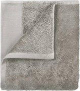 Šedé froté ručníky v sadě 2 ks z bio bavlny 30x50 cm Riva – Blomus