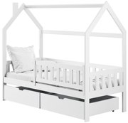 Legno Dětská postel ve tvaru domku Natka bílá Rozměr (cm): 80x160
