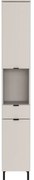 Krémová vysoká/úzká koupelnová skříňka 30x190 cm Arcena – Germania