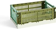 Úložný box Crate Mix Colour Dark Mint S HAY