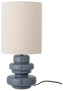 Modrá stolní lampa s textilním stínidlem (výška 51 cm) Fabiola – Bloomingville