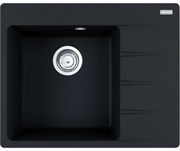 Franke Centro - Fragranitový dřez CNG 611-62 TL/2, 62x50 cm, onyx 114.0637.503