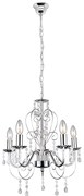 Toolight Závěsné osvětlení Retro D76 EBT008-5CP chrom