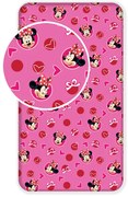 Jerry Fabrics Prostěradlo Minnie Hearts 02 90x200x25 cm