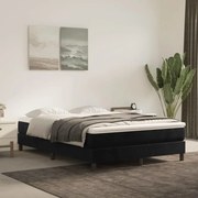 Box spring postel s matrací černá 140 x 190 cm samet 3144329
