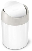 Simplehuman - Odpadový koš Mini na stůl 1,5 l, bílá CW2079