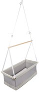 Šedá kolébka 90x45 cm Safe asleep – Roba
