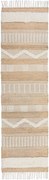 Behúň Jubilant Medina Jute Natural/Ivory, 60x230, béžová, obývacia izba, Flair Rugs