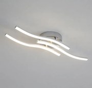 stropní svítidlo Led, 18 W, 2000 lm, vlnitý Led lustr, kovový strop