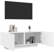 TV skříňka bílá 100 x 35 x 40 cm kompozitní dřevo