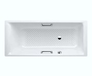 Kaldewei Ambiente - Vana Puro Star 686, 160x70 cm, otvory pro madla, celoplošný antislip, bílá 258634010001