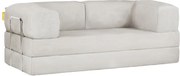 Béžová rozkládací pohovka z textilie bouclé 180 cm Bloom – TemaHome