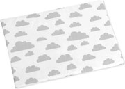 Bellatex Polštářek pro kojence do postýlky 42x32 cm tenký Mráček šedá, bílá