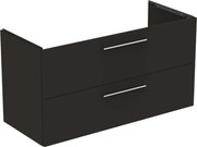 Ideal Standard i.Life B - Umyvadlová skříňka, 120x63x51 cm, 2 zásuvky, levá, matná uhlově šedá T5586NV