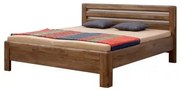 Postel Adriana lux 90x200 cm Bílá (+15%) Buk jádrový