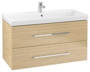 Villeroy & Boch Avento - Umyvadlová skříňka, 98x51x45 cm, 2 zásuvky, Nordic Oak A89200VJ
