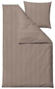 Damaškové povlečení taupe na jednolůžko/prodloužené 140x220 cm Noble – Södahl
