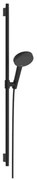 Hansgrohe Raindance Alive Select S - Set sprchové hlavice, tyče a hadice, 3 proudy, EcoSmart, matná černá 24603670