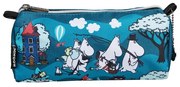 Penál pouzdro Moomin Home Yard teal, Martinex Finsko