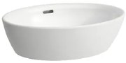 Laufen Pro - Umyvadlová mísa, 52x39 cm, bez otvoru pro baterii, s LCC, bílá H8129644001091