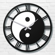 DUBLEZ | Nástěnné hodiny s motivem Jin jang