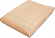 Prostěradlo z bambusovo-bavlněného saténu Stripe BEIGE/220x260