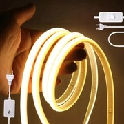 10 m Led pásek Cob Strip 220V 11W/m 288 Led/m IP65