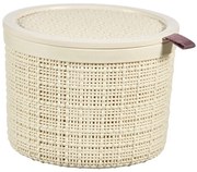 Box s víkem Jute 245374 krém 2l Curver