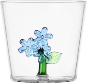 Ichendorf Milano designové sklenice na vodu Botanica Tumbler Light Blue Flower