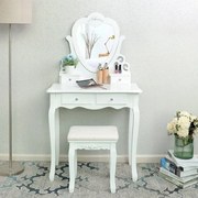 Toaletní stolek ROMANTIC + dárek houbička na make up