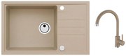Alveus - Set dřezu Intermezzo 130 a baterie Kati, beige SETA25864
