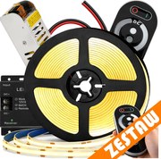 Sada LED neonové COB pásky 12V 5m 4000K 60W - zdroj + ovladač
