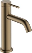 Hansgrohe Tecturis S, páková umyvadlová baterie 110 CoolStart EcoSmart+ bez odtokové soupravy, kartáčovaný bronz, HAN-73312140