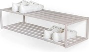 Taupe ocelový závěsný botník 78x20,5x30,5 cm School – Spinder Design