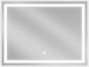 Mexen Miko, LED koupelnové zrcadlo s podsvícením 80 x 60 cm, 6000K, ochrana proti zamlžování, 9819-080-060-611-00