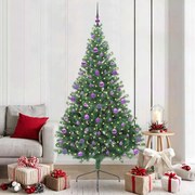 Umělý osvětlený vánoční stromeček Zelená 210 cm PVC 3397030
