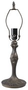 Základna ke stolní lampě Tiffany hnědá – 15x42 cm