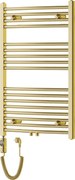 Mexen Ares, elektrické topné těleso 900 x 600 mm, 300 W, zlatá lesklá, W102-0900-600-2300-50