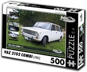 Puzzle retro-auta puzzle č. 5 vaz 2102 combi (1985) 500 dílků