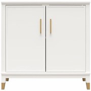 Bílá skříňka 84x84 cm Westerleigh – CosmoLiving by Cosmopolitan