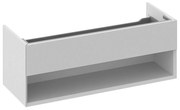 Ravak Lite - Umyvadlová skříňka 120x45x43 cm, 1 zásuvka, Smoke Grey X000001871