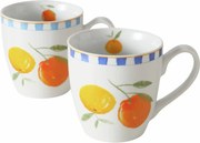 Boltze Jumbo hrneček s uchem Fruits různé druhy 480 ml, 10 x 10 x 14 cm, 1 ks
