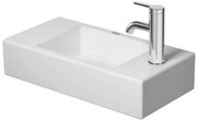 Duravit Vero Air - Umývátko 50x25 cm, bez přepadu, otvor pro baterii vpravo, bílá 0724500008