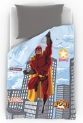 Kvalitex Ložní povlečení pro mladé 140x200, 70x90cm SUPERHERO 1x 140/200, 1x 70/90cm
