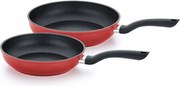 Tradiční nepřilnavé pánve Fissler Cenit Red, sada 2 ks K3
