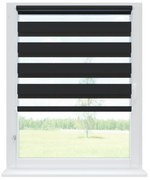 Roleta Den Noc neinvazivní soft Černá 34x150 cm
