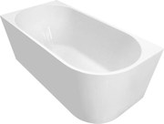 Aqualine Tibera - Vana 140x70 cm, levá, bílá E1066